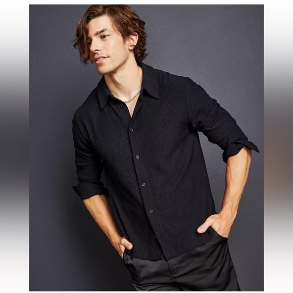 Royalty By Maluma | Shirts | Royalty Maluma Button Down Knit Shirt ...